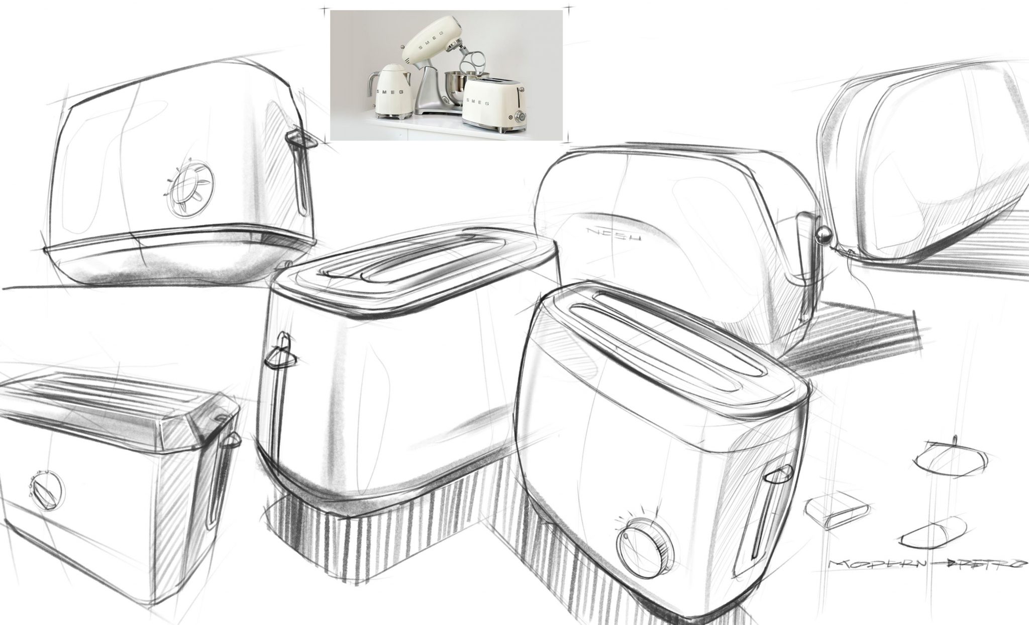 Explorative Sketches on Subtle Details – poradora