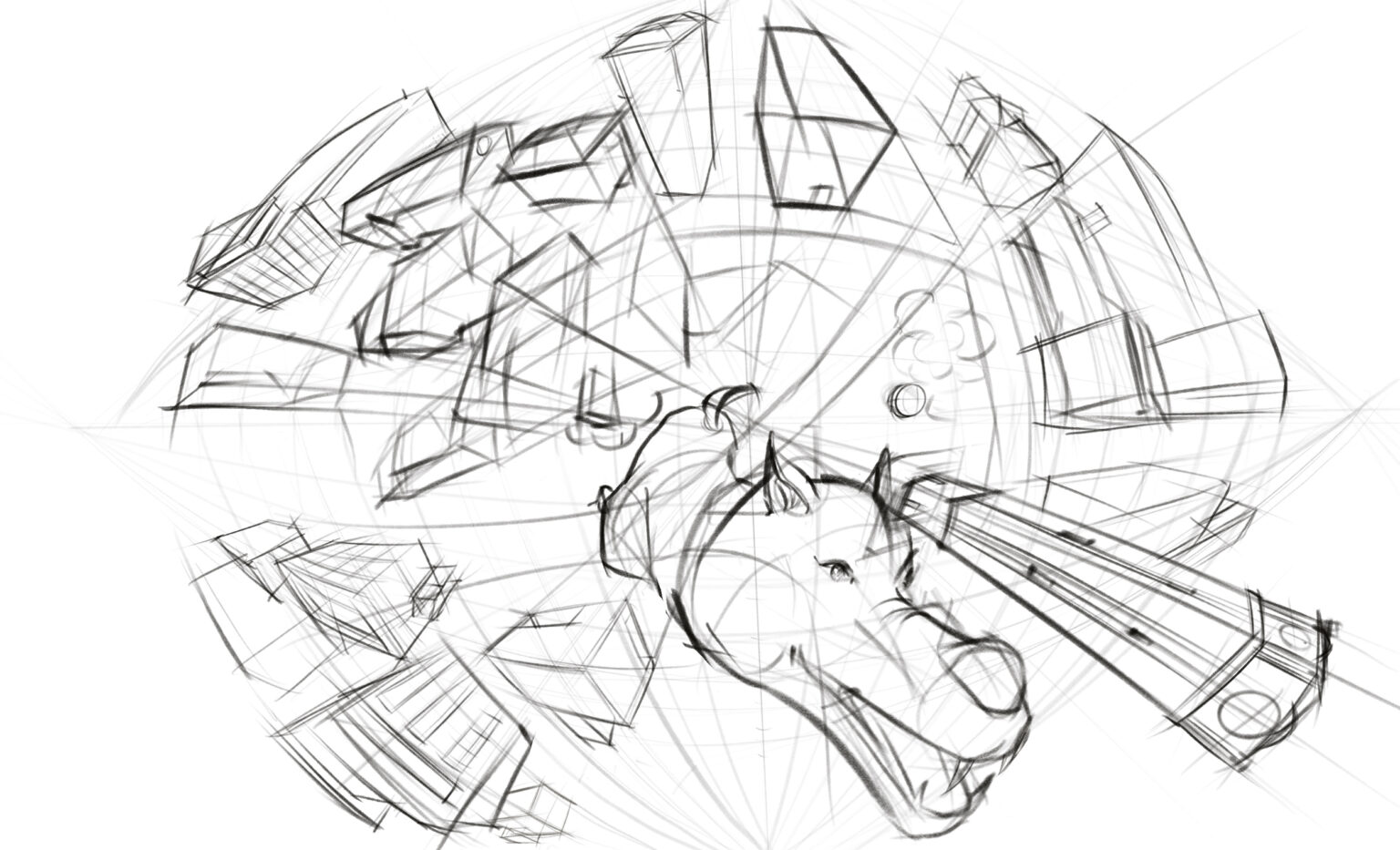 5-Point Perspective Drawing or Curvilinear Perspective – poradora